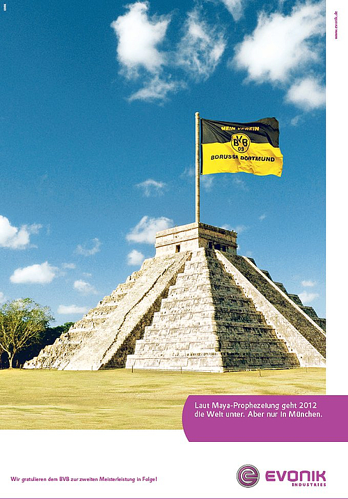 Evonik gratuliert dem deutschen Meister BVB Newsmedienmilch